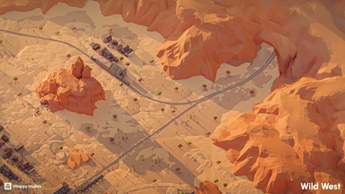 Wild West Low Poly 3D Asset Pack | Premium Unity Assets